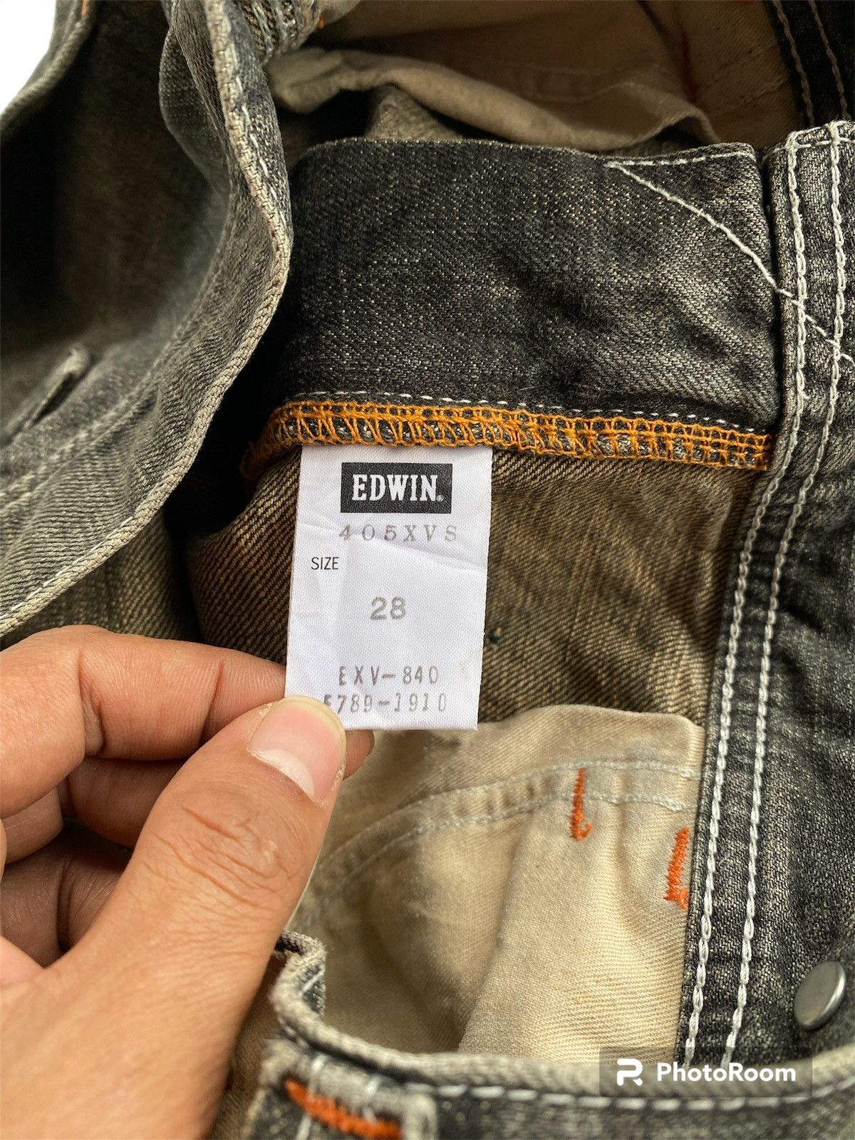 Edwin Baggy Jeans Edwin Faded Black Exclusive Vintage Carpenters | Grailed