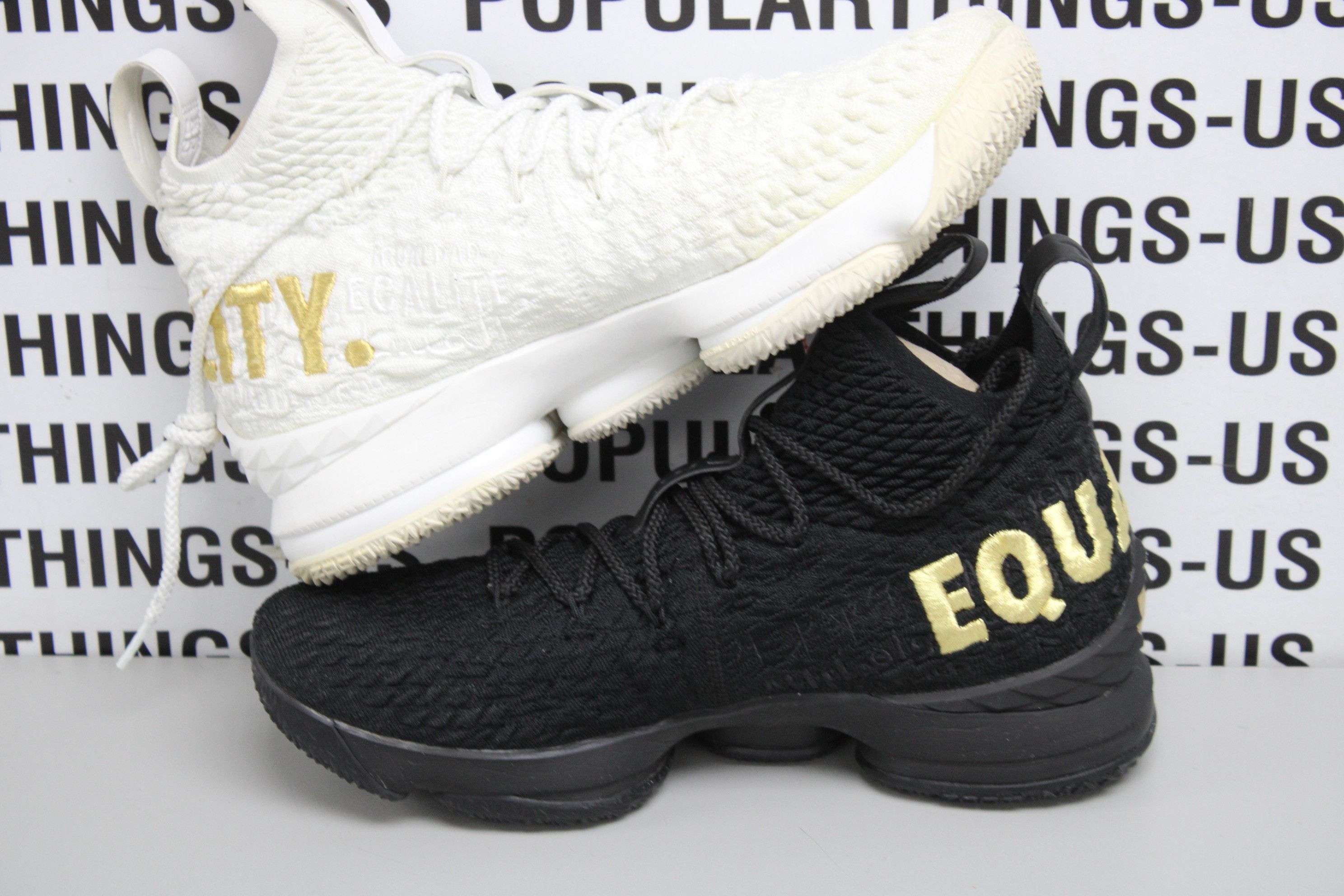 Nike Lebron 15 Equality PE Mismatched Promo Sample Sz 12 | Grailed