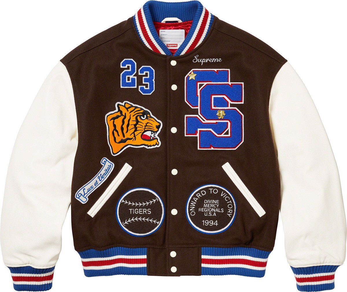 Supreme Tiger Varsity Jacket | Grailed