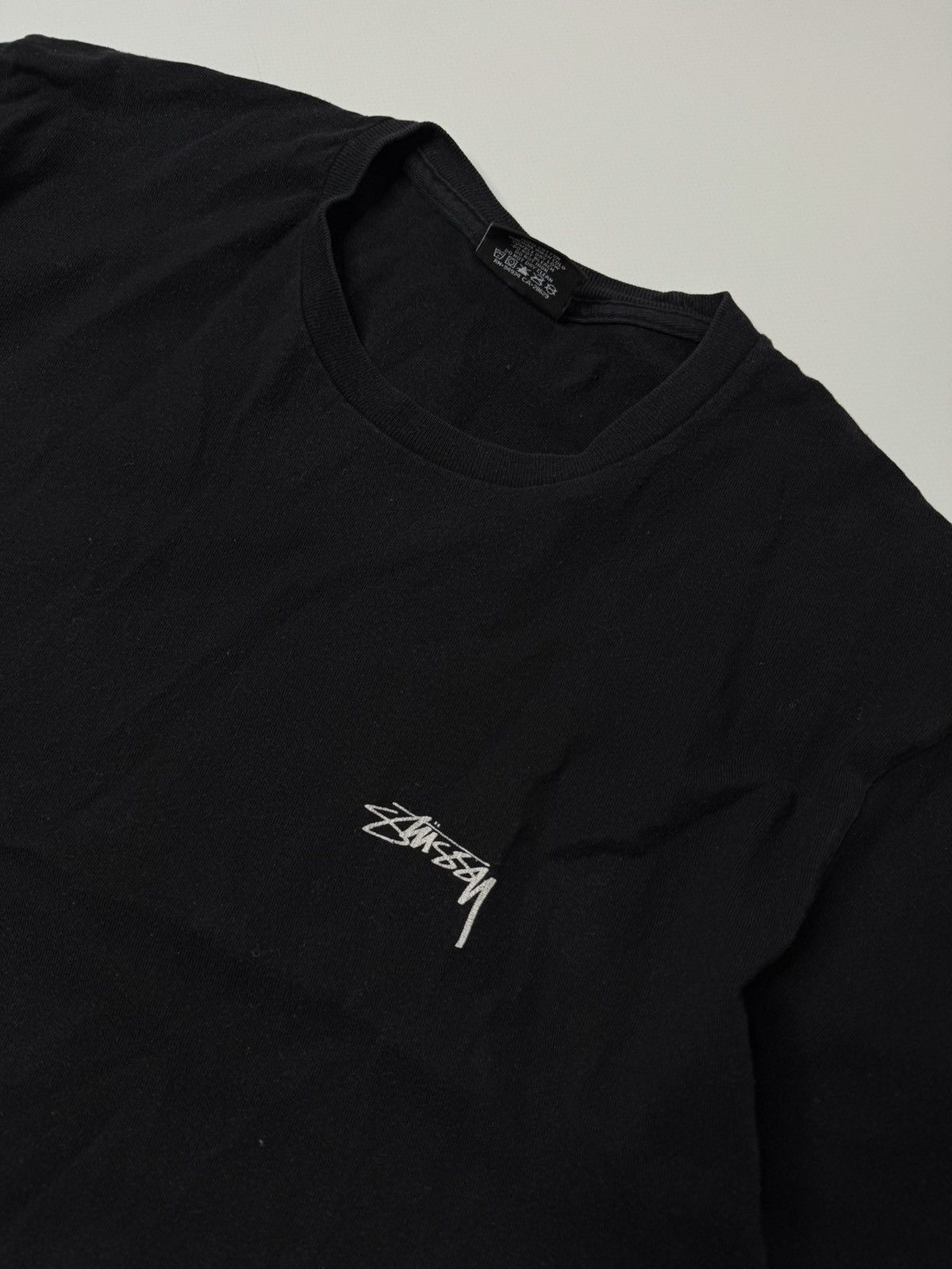 Stussy Black japanese samurai Stussy tee y2k streetwear 00s swag | Grailed