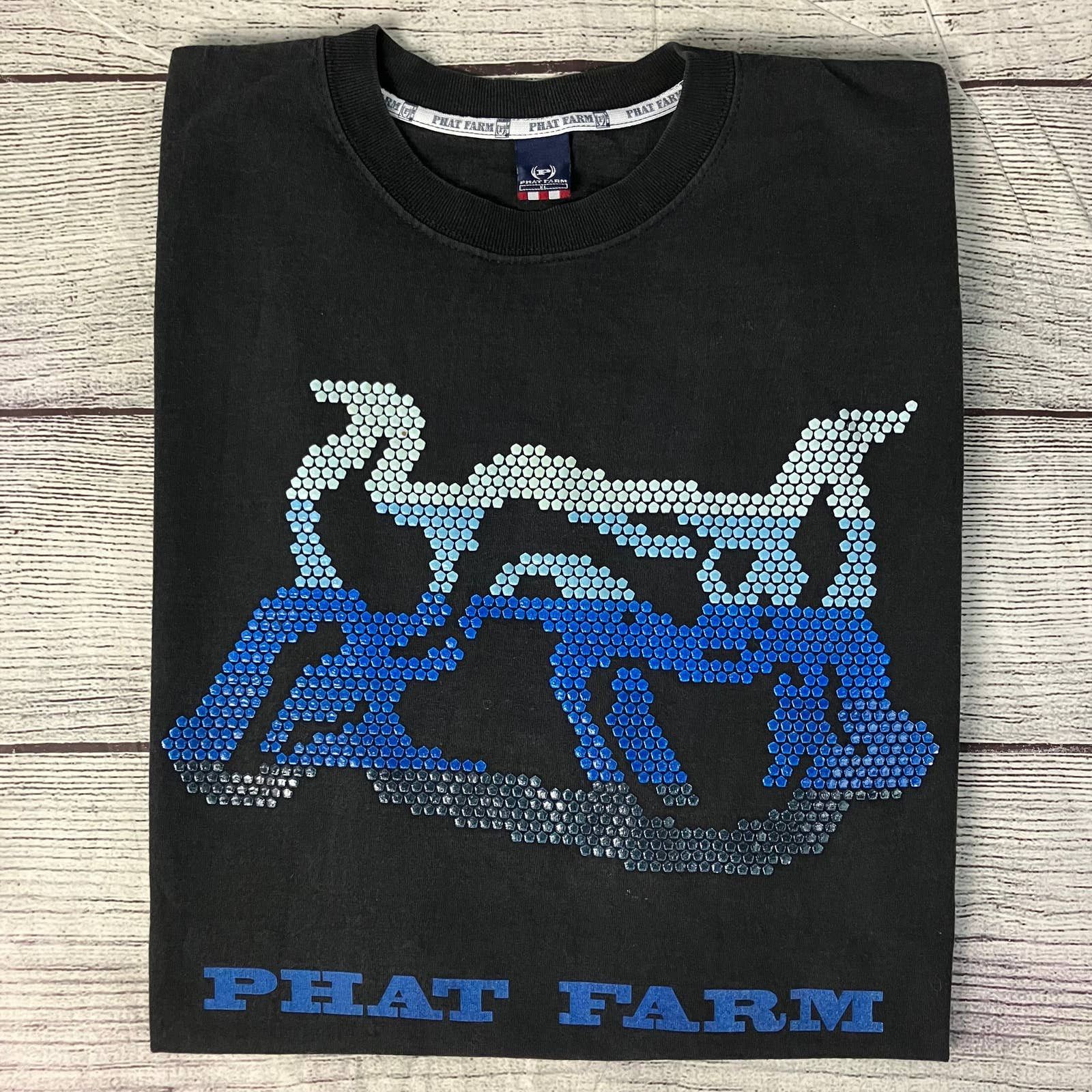 Vintage Vintage 2000s Phat Farm Big Logo T-shirt | Grailed
