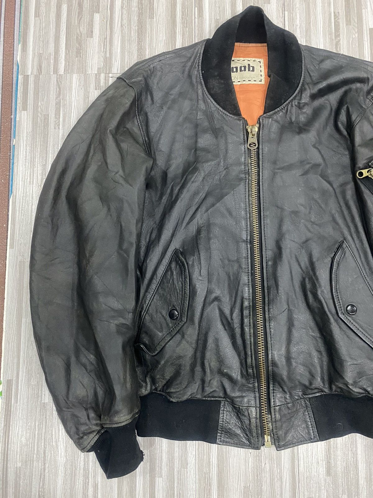 Vintage Final Drop💥Axon Corp leather jacket | Grailed