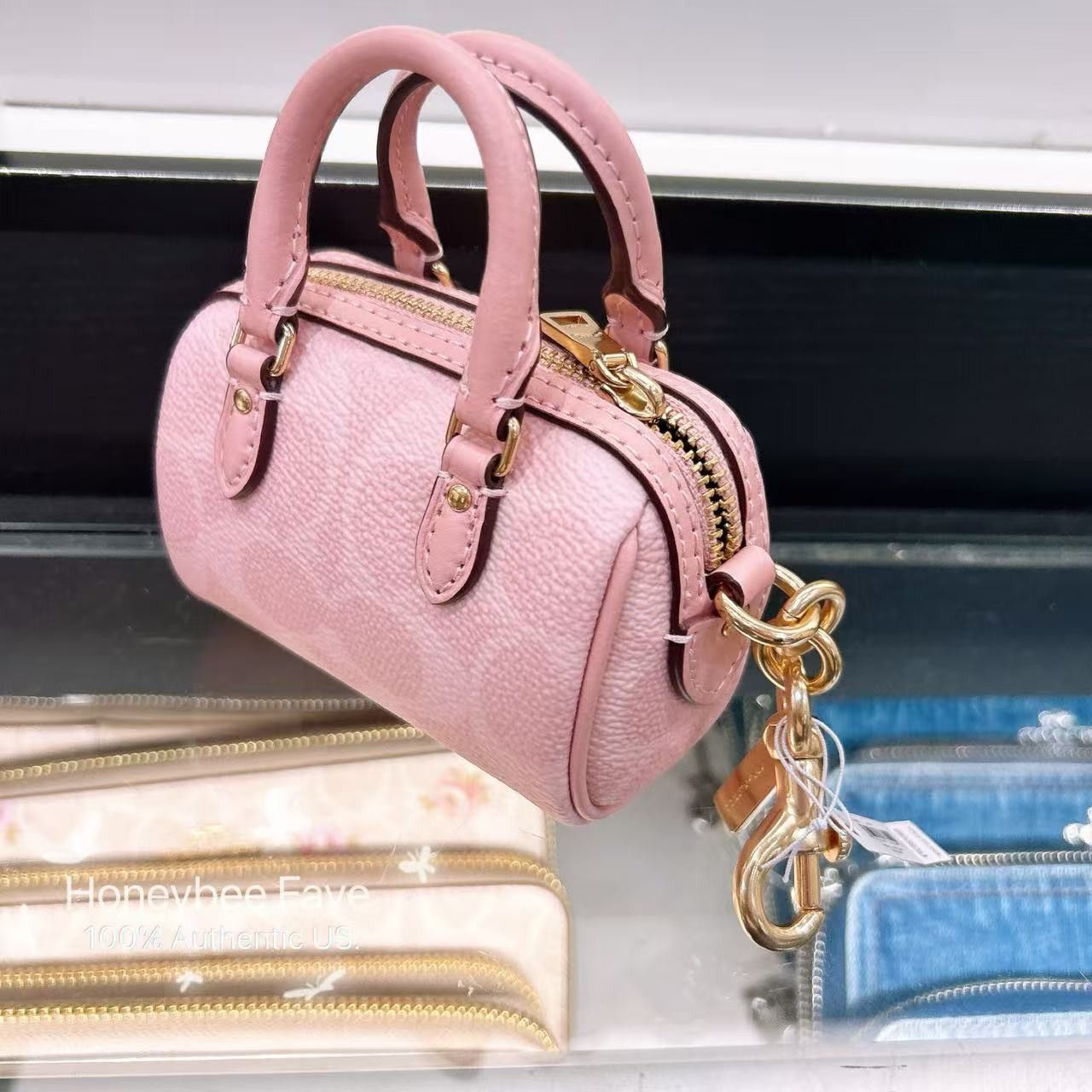 Coach Mini Rowan Bag Charm In Signature Canvas CX068 | Grailed