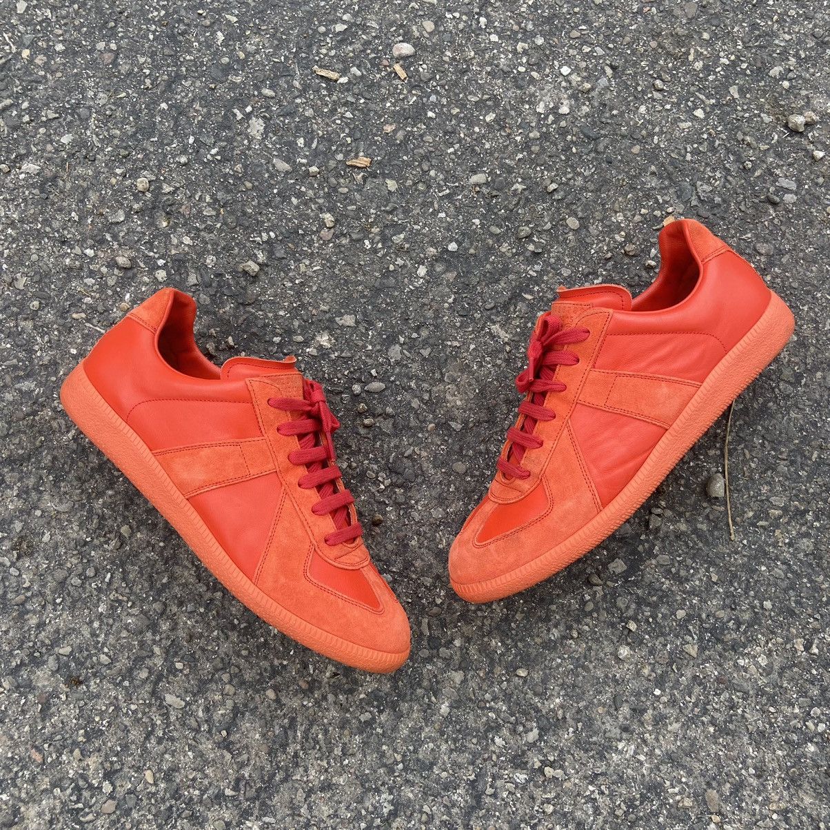 Maison Margiela Margiela Red Orange Replica Vintage GAT - 43 | Grailed