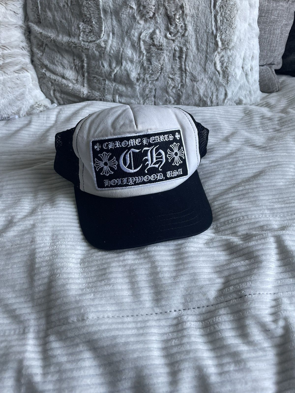 Chrome Hearts Chrome hearts ch trucker hat | Grailed