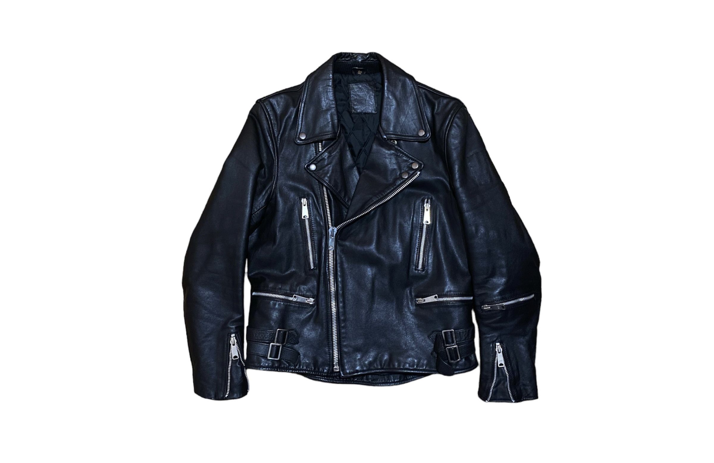 Vintage Motorcycle Leather Biker Jacket British Punk Style 70s | Grailed