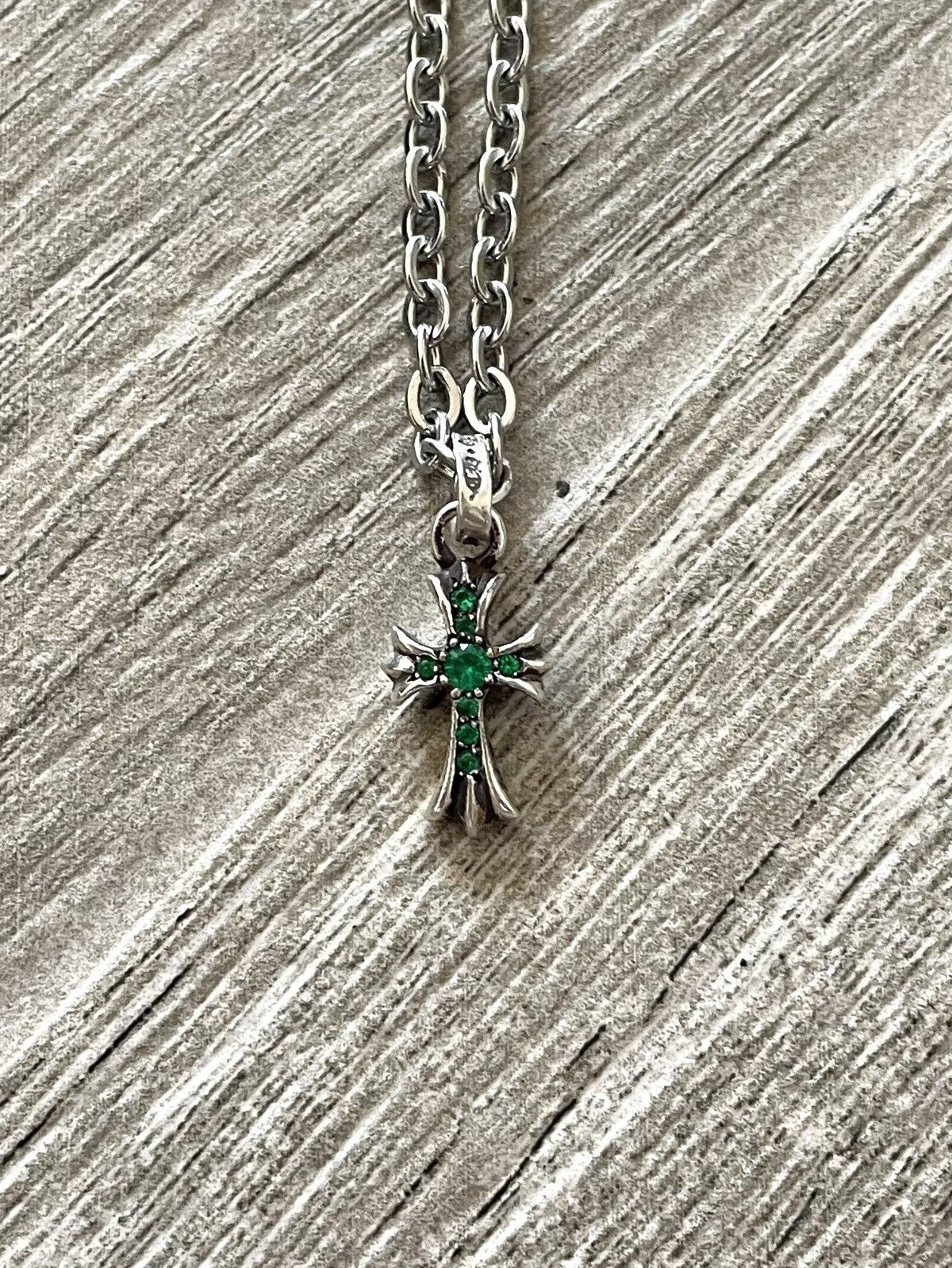 Chrome Hearts Chrome Hearts Emerald Baby Fat Pendant | Grailed