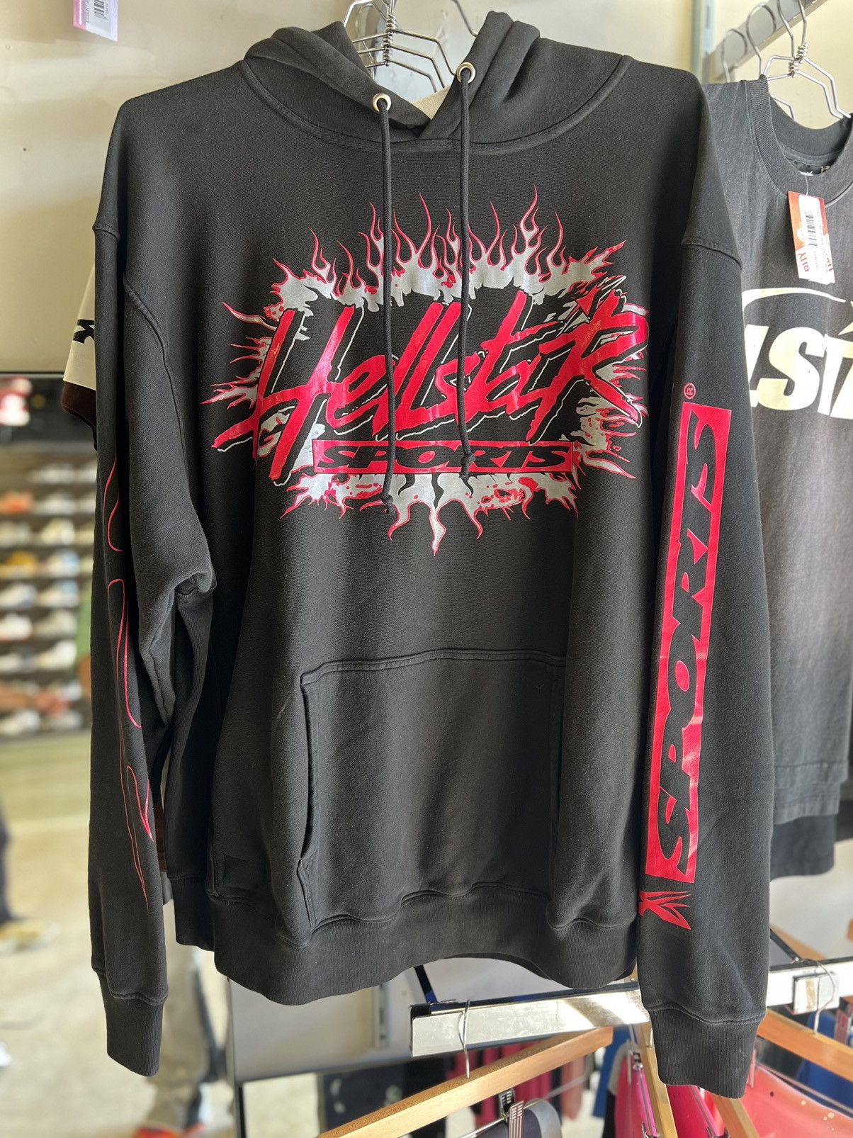 HELLSTAR HELLSTAR Sports Future Flame Hoodie | Grailed
