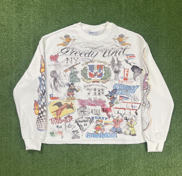Designer GREEDY UNIT THERMAL-All Over Print | Grailed