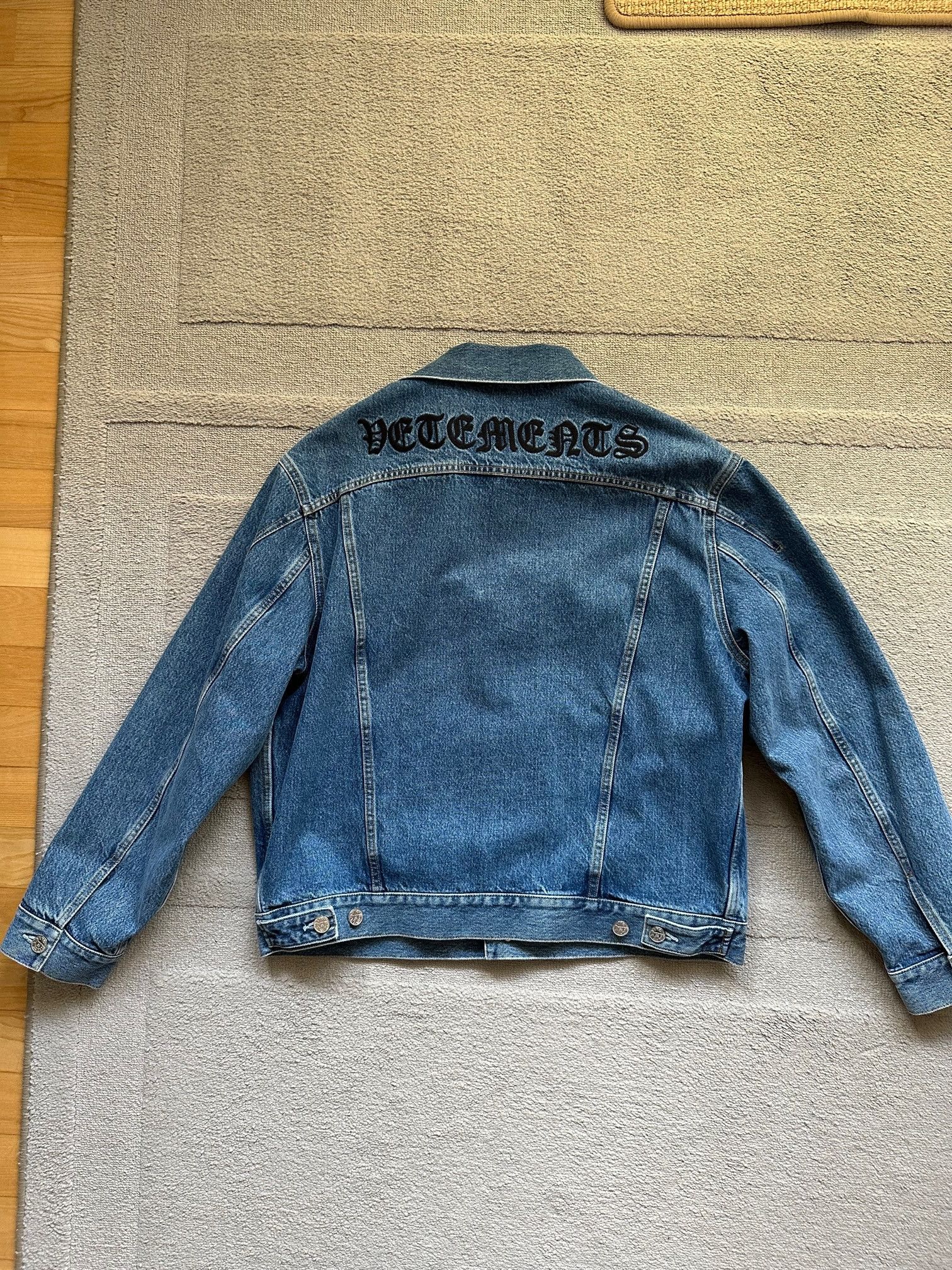 Vetements Vetements Gothic Denim Jacket | Grailed