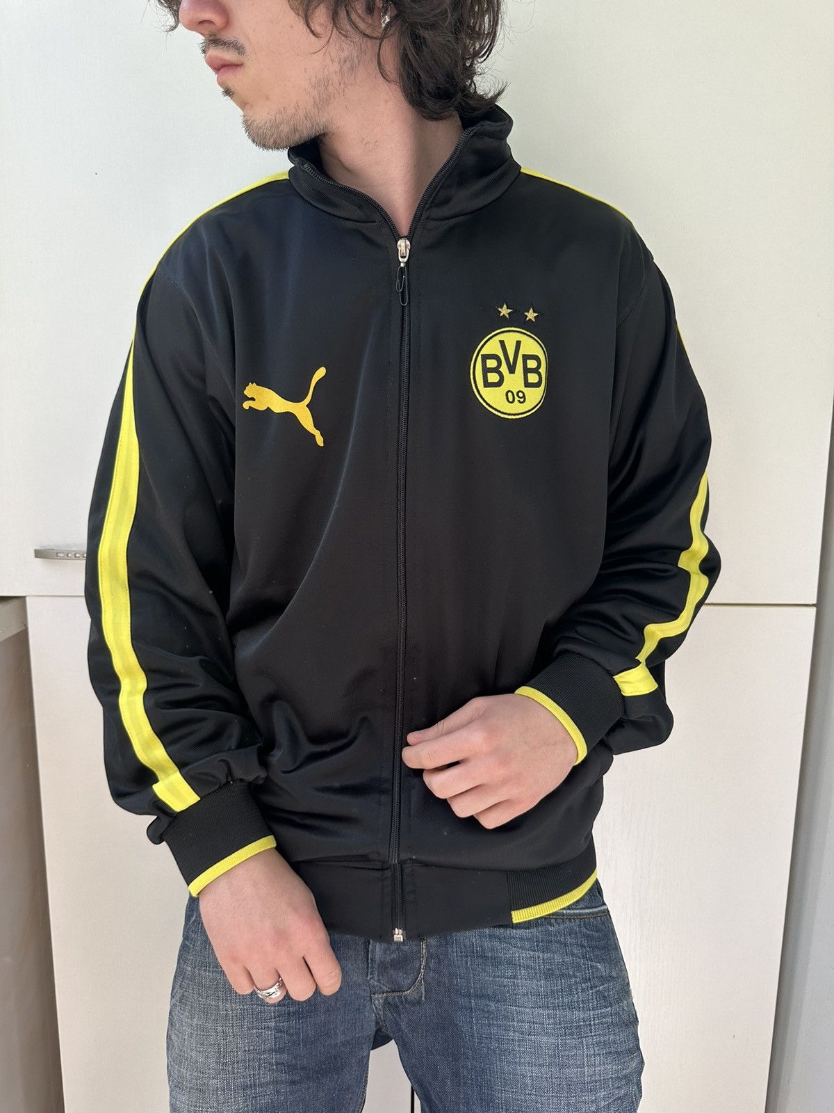 Puma × Soccer Jersey × Vintage Puma BVB Borussia Dortmund Vintage Track ...