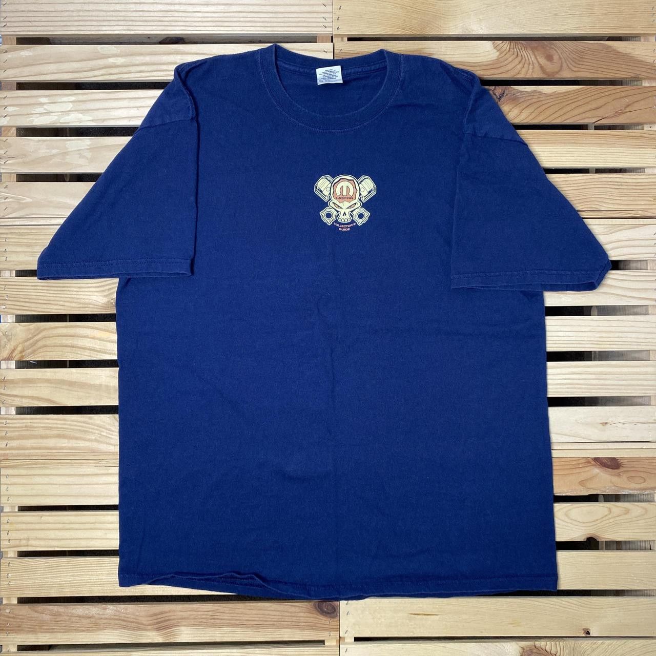 Gildan Mopar Motorhead Navy Blue Y2K Skull Tee Size XL | Grailed