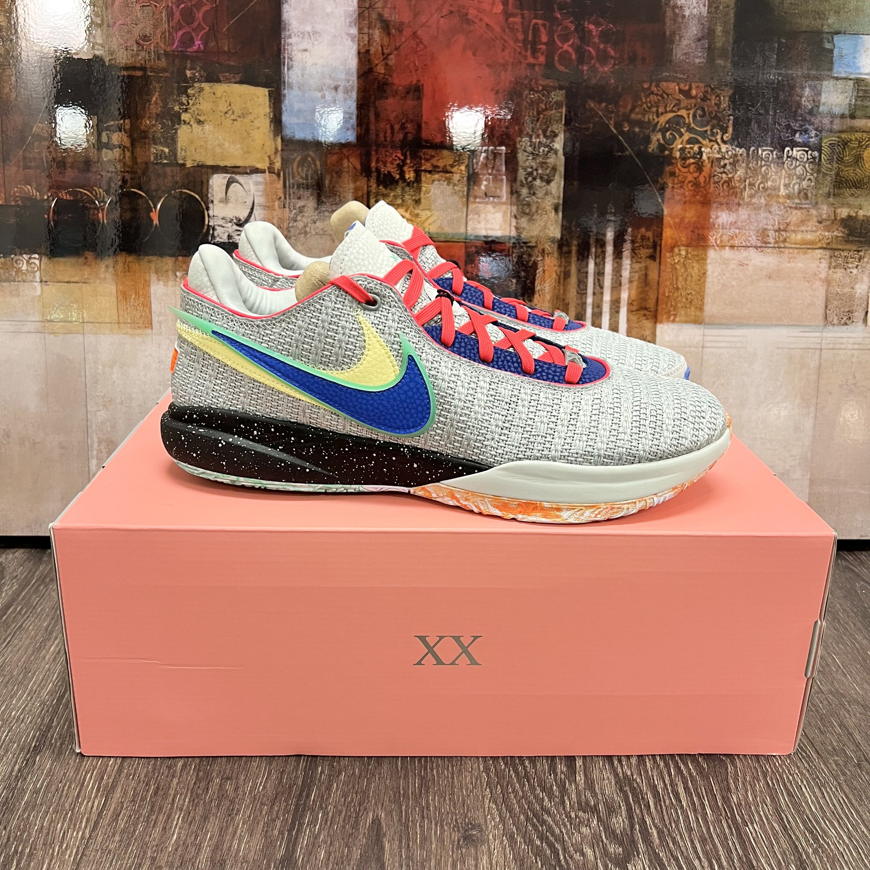 NBA × Nike 2023 Nike Lebron 20 XX Lifer Light Silver / Lemon Chiffon ...