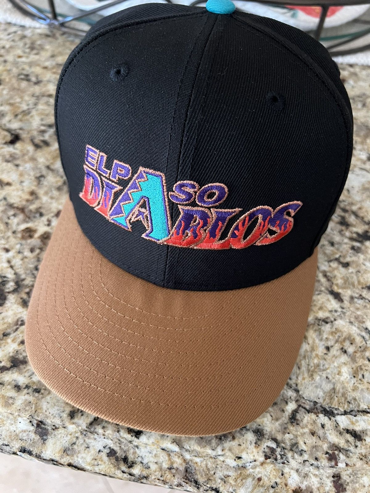 New Era El Paso Diablos MILB Black Bronze 2 Tone Pepper Logo SP RARE ...