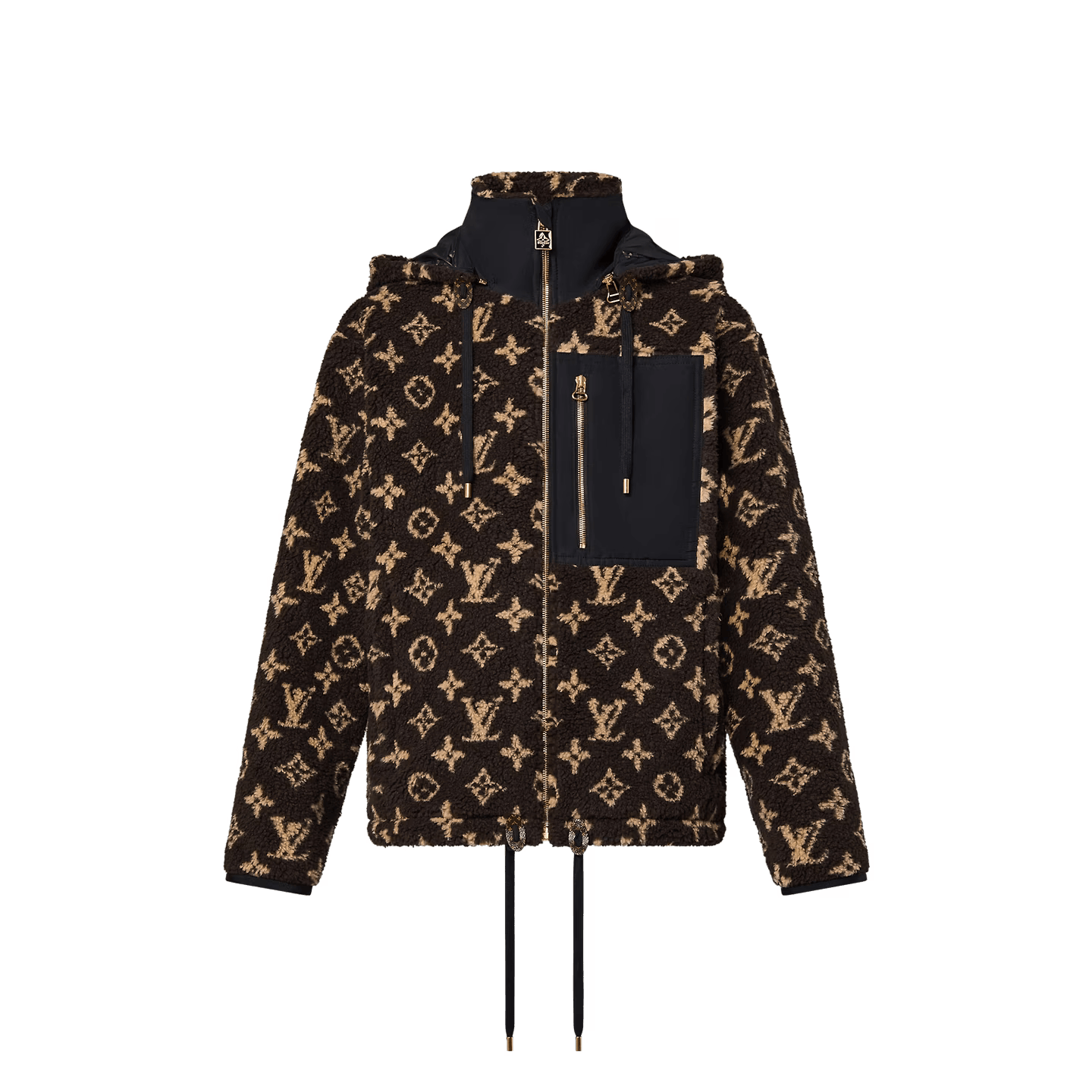 Louis Vuitton LOUIS VUITTON JACKET LEATHER MONOGRAM VARSITY DENIM ...