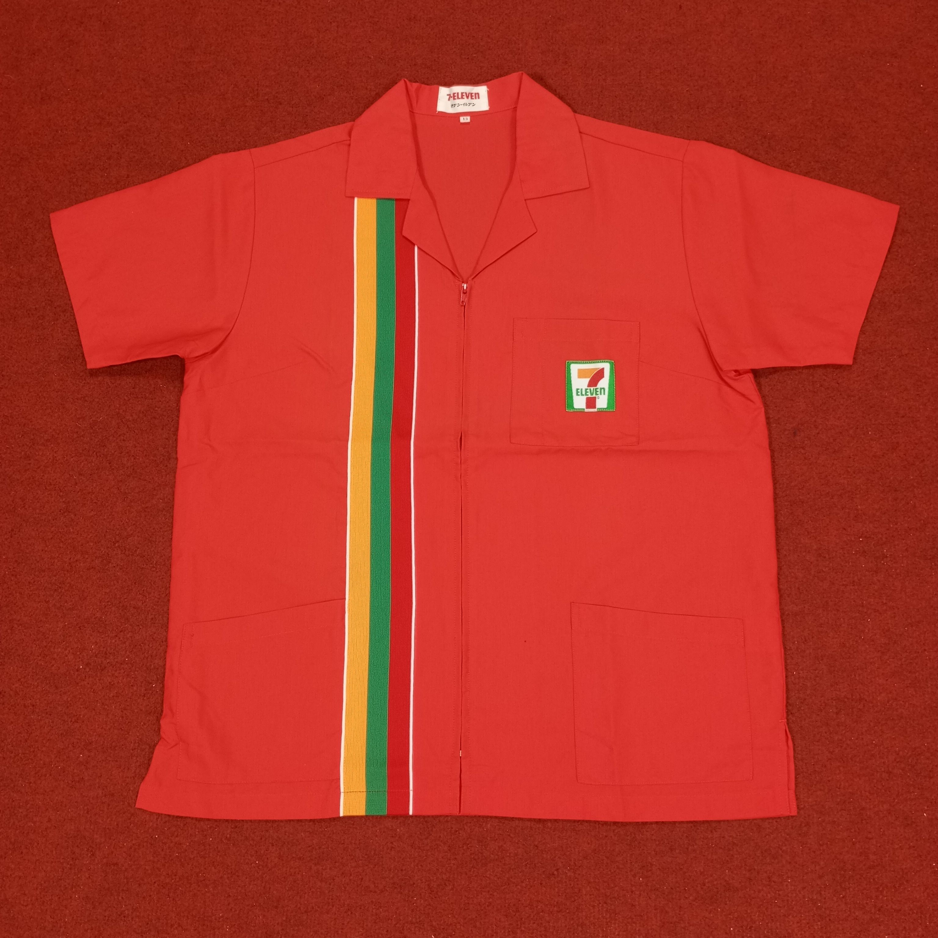 Vintage 7 Eleven Workwear Uniform Jacket Logo Design | Grailed