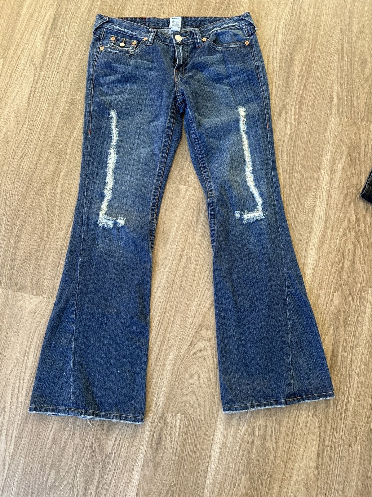 True Religion × Vintage Vintage Flared True Religion Jeans | Grailed