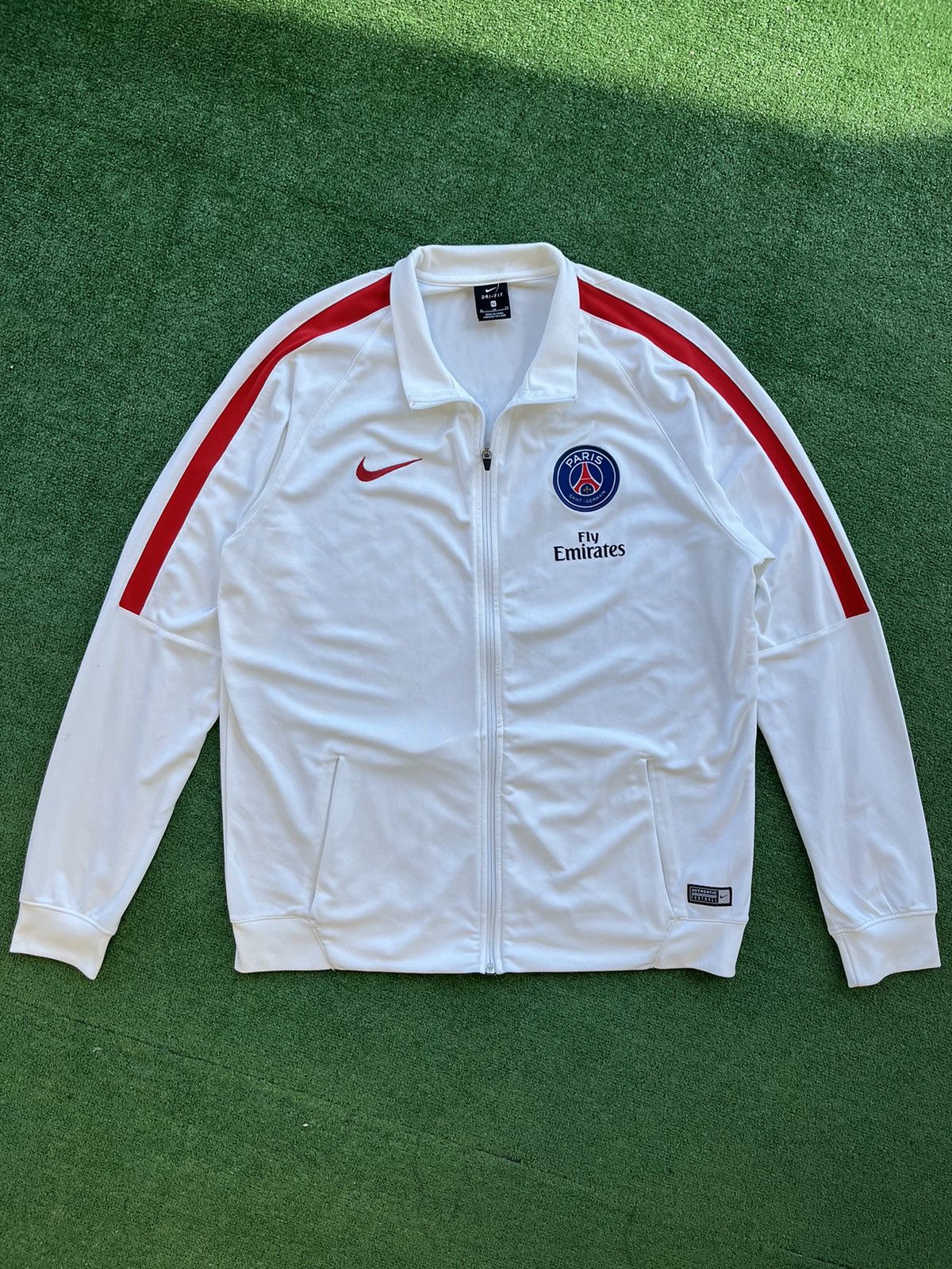 Nike × Soccer Jersey × Vintage Vintage Nike PSG Drill Blokecore Track ...