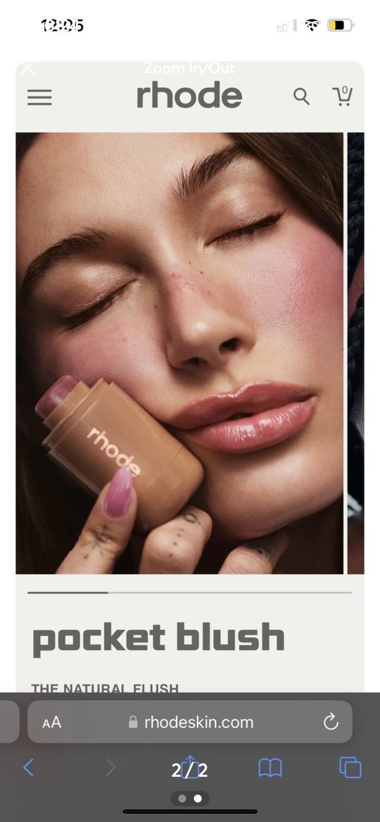 Rhode Rhode sprinkle pocket blush | Grailed