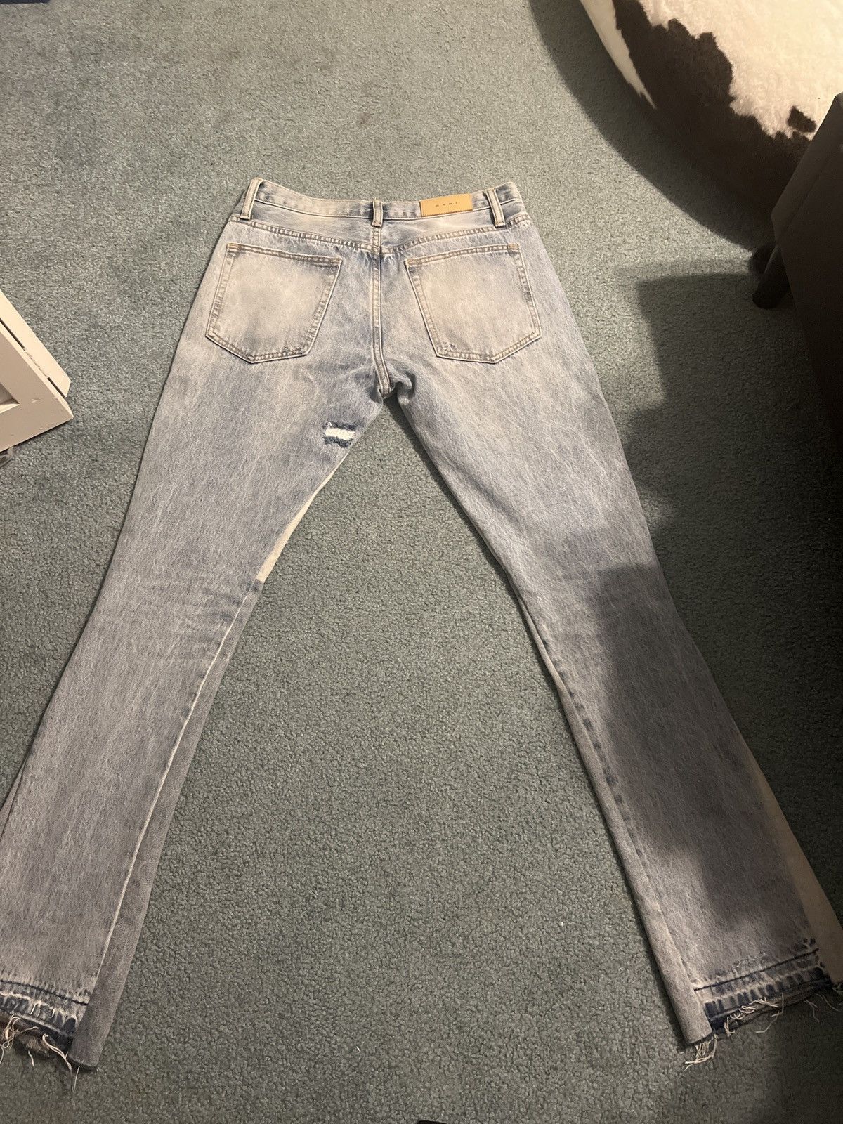 Vintage MNML Denim Flare Jeans | Grailed