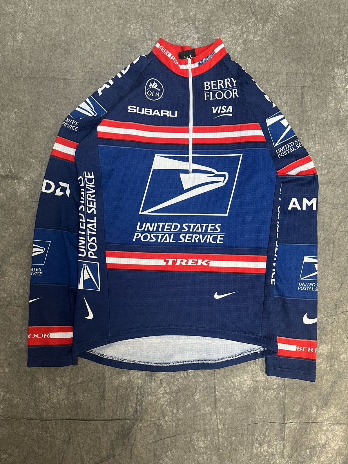 Nike Nike USPS Tour de France Lance Armstrong Team Cycling Jersey | Grailed