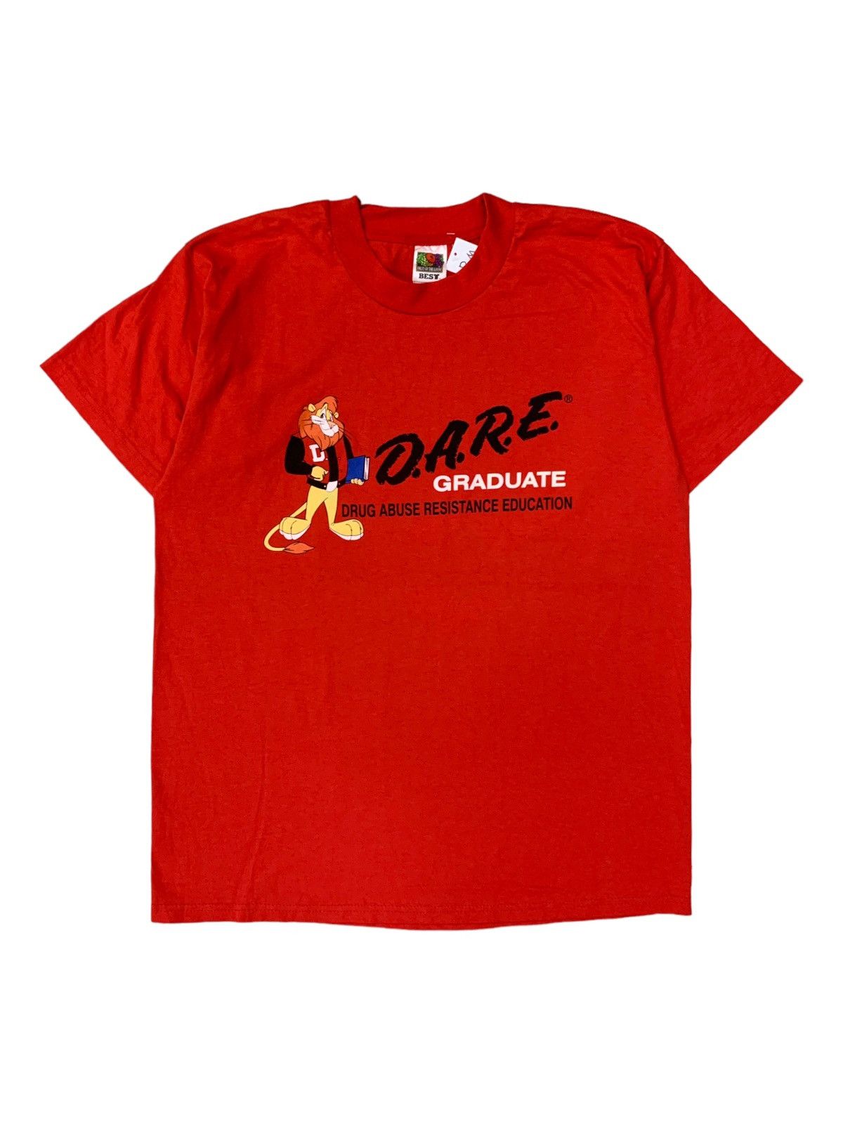 D.A.R.E × Streetwear × Vintage Dare graduate Mascot Tee 🦁 | Grailed