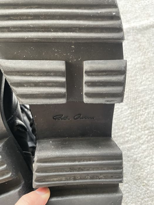 Rick Owens Rick Owens Mega Tooth Combat Boots | Grailed