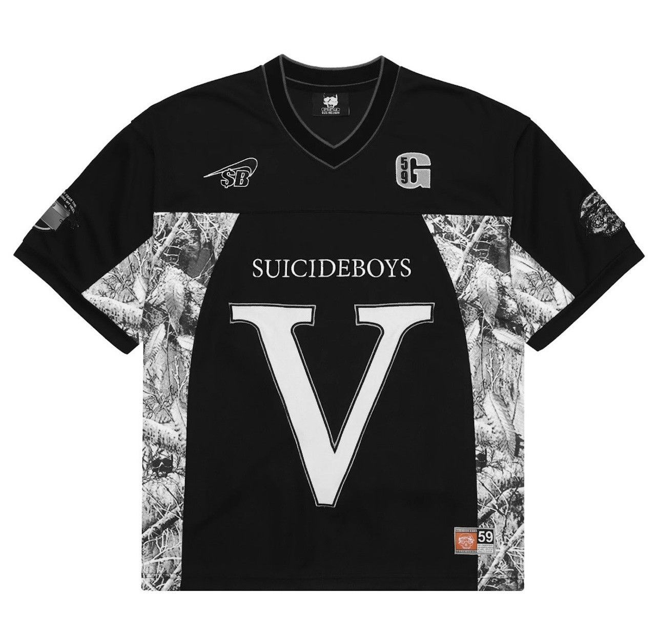 G59 Records G59 Records Suicideboys razor V football jersey | Grailed
