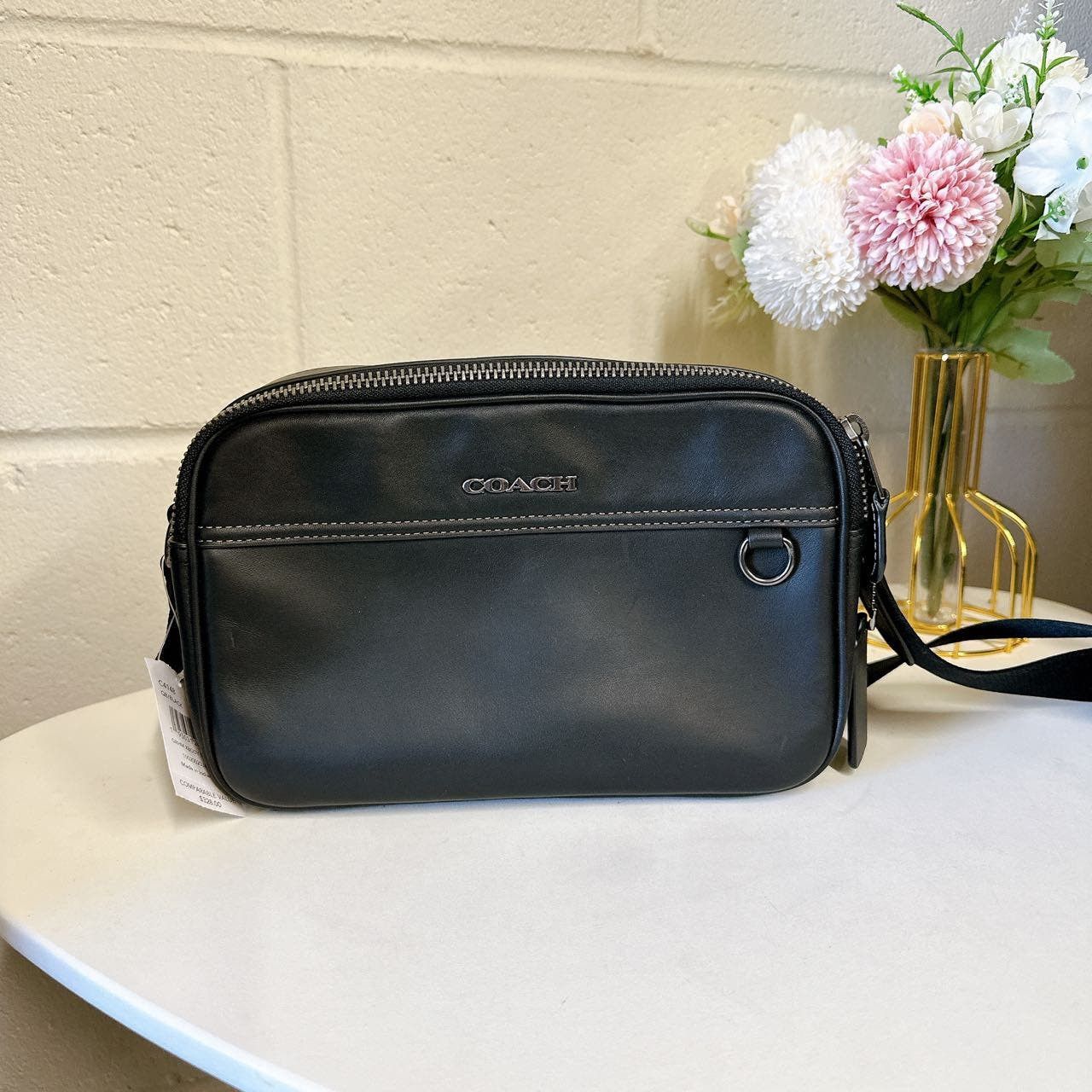 Coach COACH C4148 Men's Graham Crossbody In Leather Black | Grailed