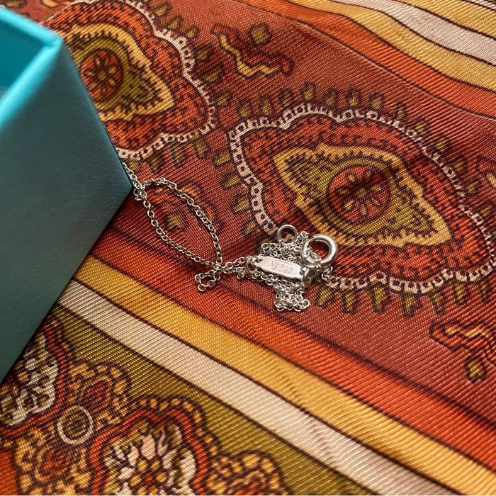 Tiffany & Co. Return to Tiffany™ Red Mini Double Heart Tag Necklace ...