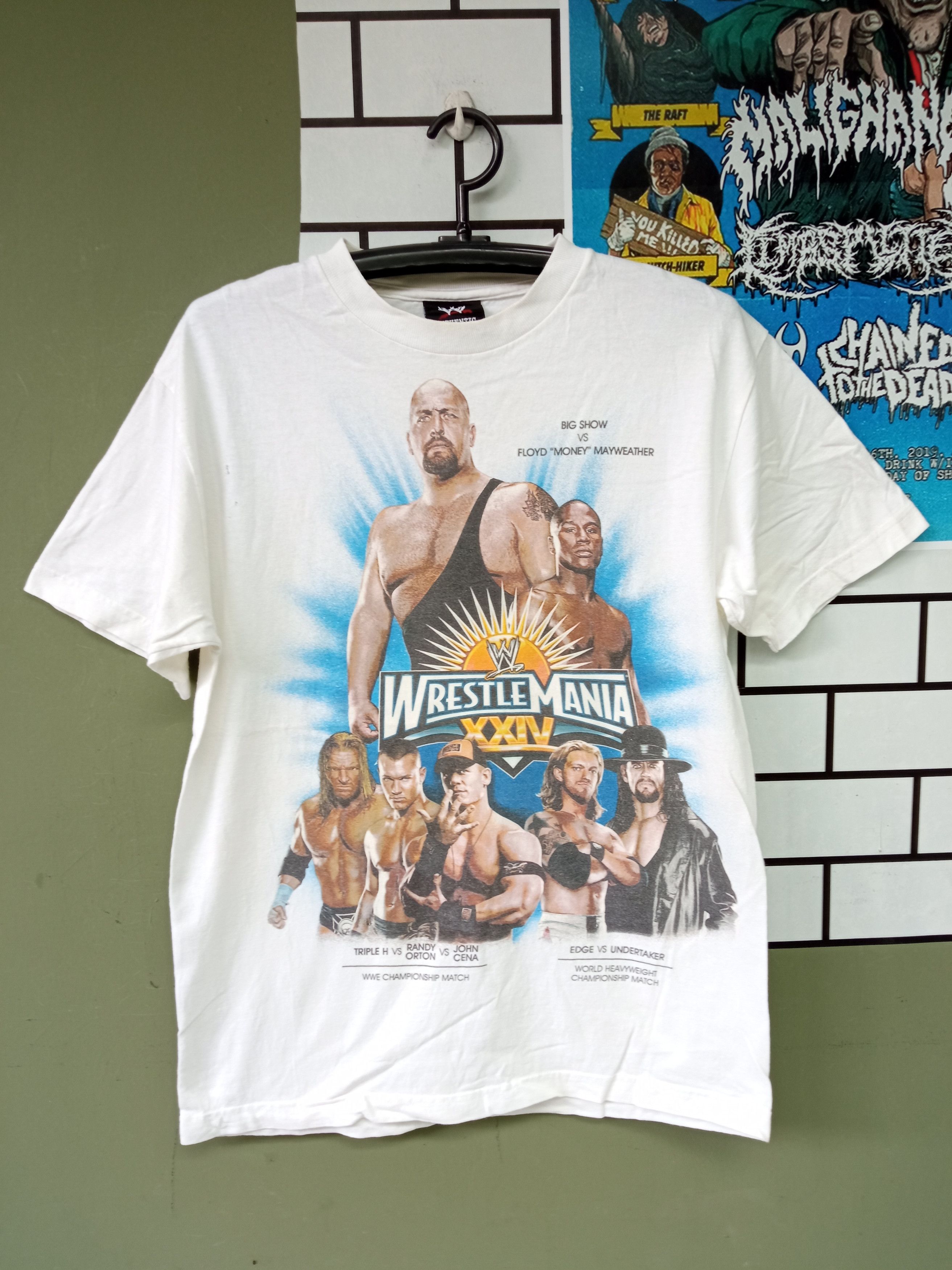 Vintage Wrestlemania WCW wwf wrestling vintage t shirt. | Grailed