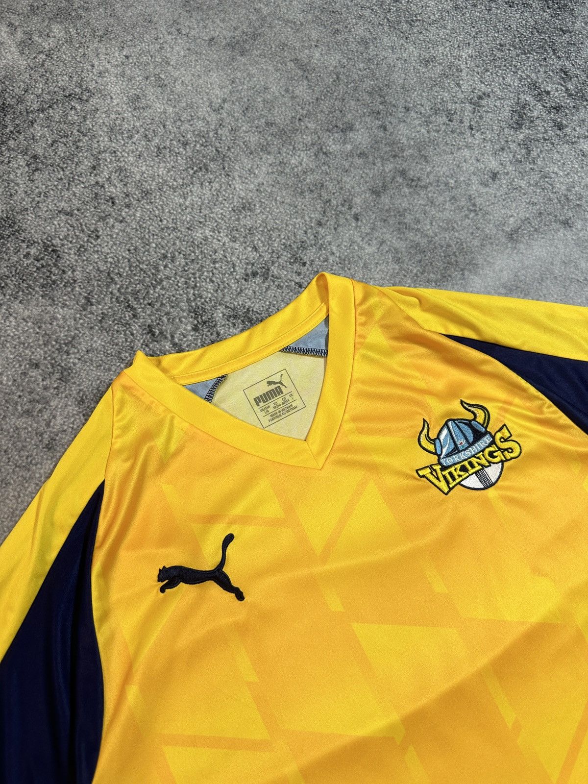 Puma Y2K Puma Yorkshire Vikings Criket Jersey Streetwear Rare L | Grailed