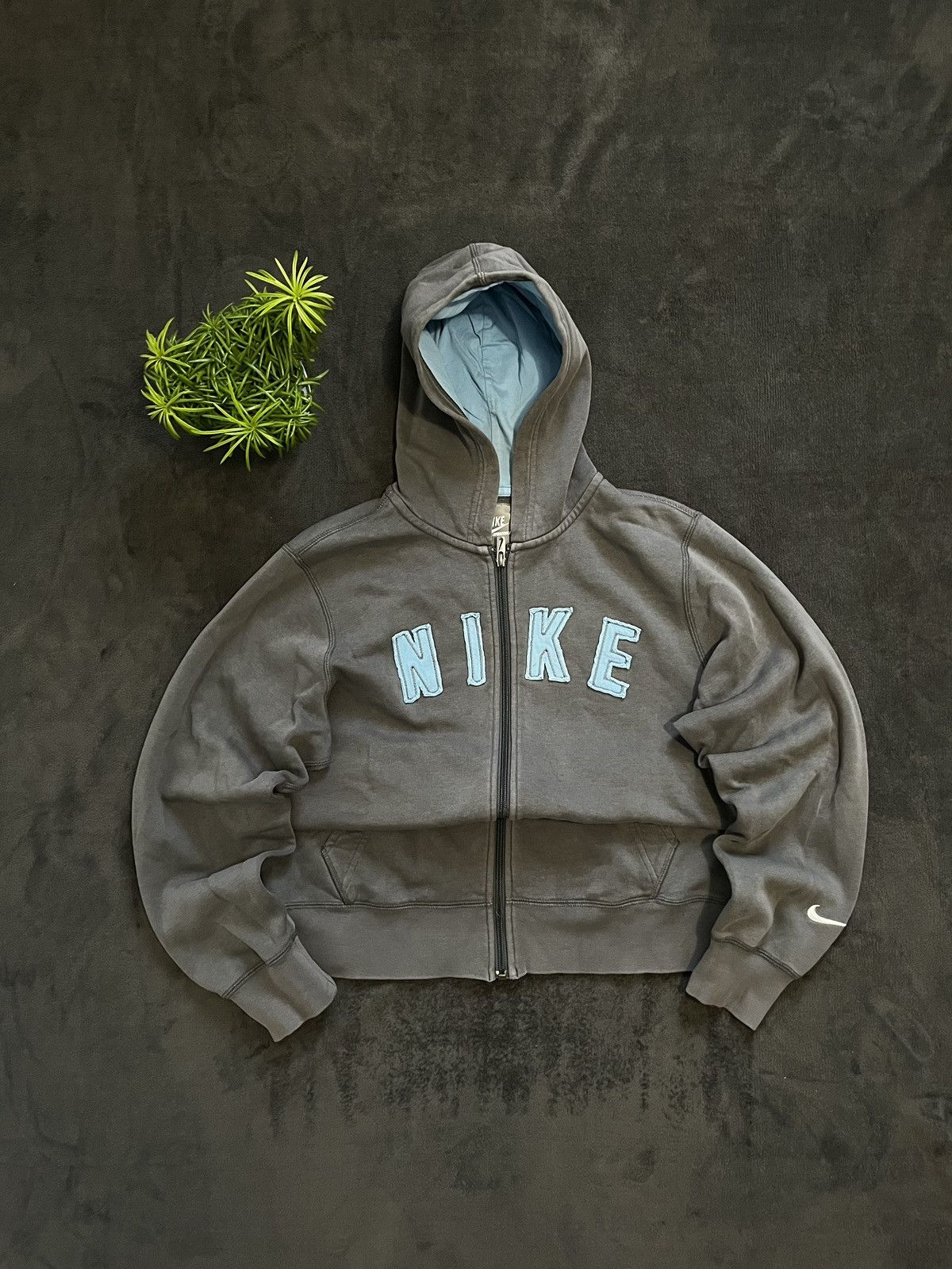Nike Zip Hoodie Nike Vintage Box Logo Oversize Streetwear Drip | Grailed