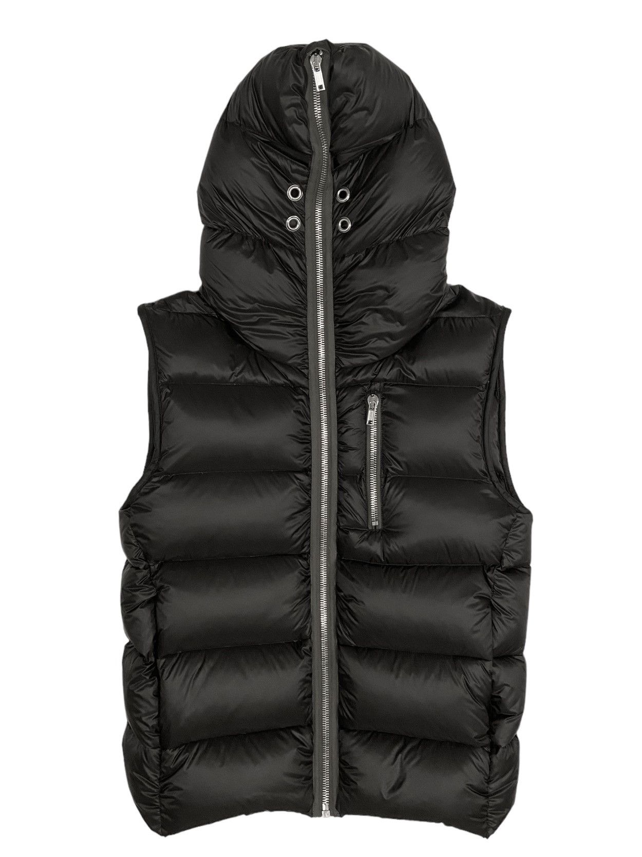 Rick Owens A/W 2022 Runway Gimp Down Vest (AW22, Puffer, Strobe) | Grailed