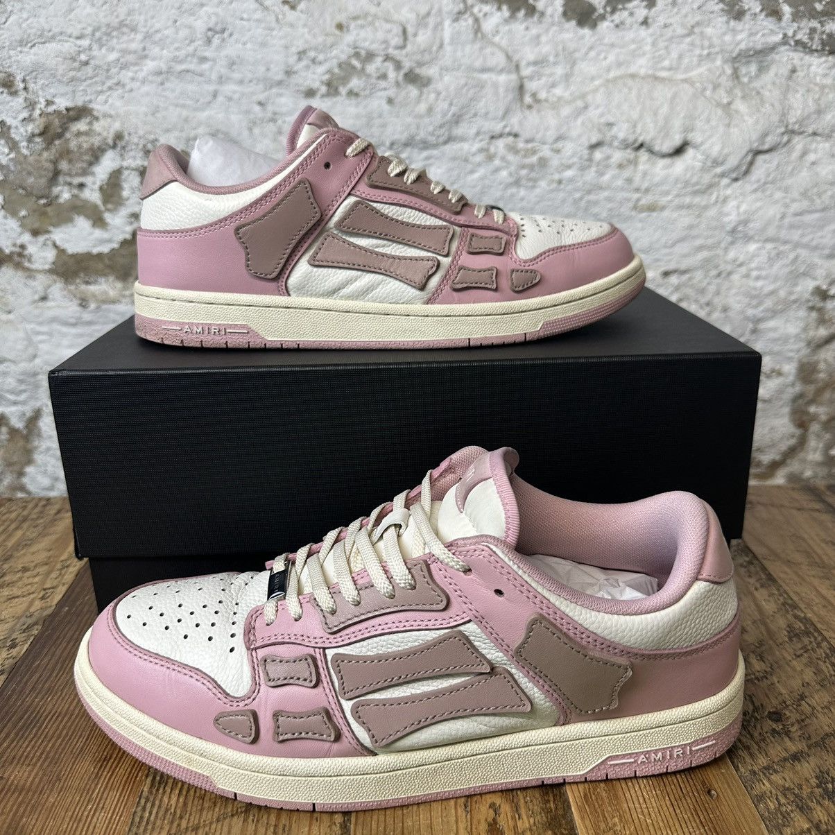Amiri Amiri Skeleton Pink White Low Top Sneaker Size 10 | Grailed