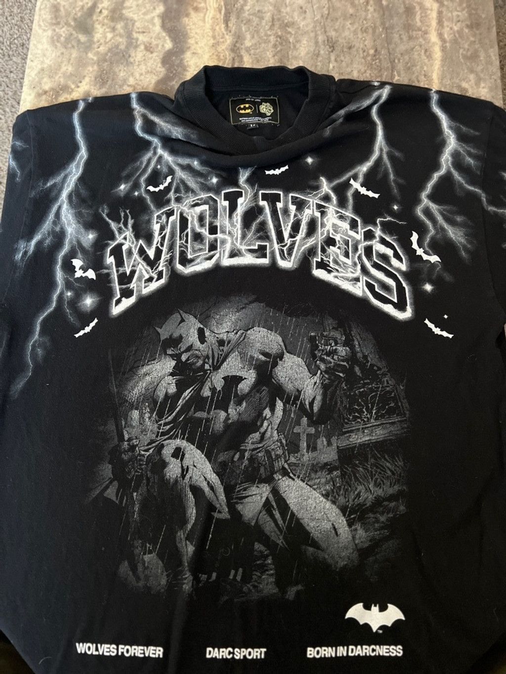 Darc Sport DarcSport - (M) - Roided OUT BATMAN Shirt Black/White RARE ...