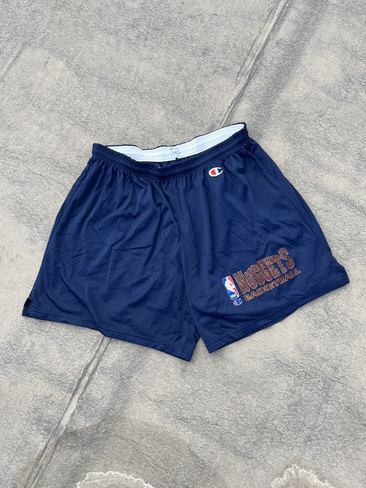 Champion × NBA 80‘s/90‘s Champion Nuggets basketball shorts vintage ...