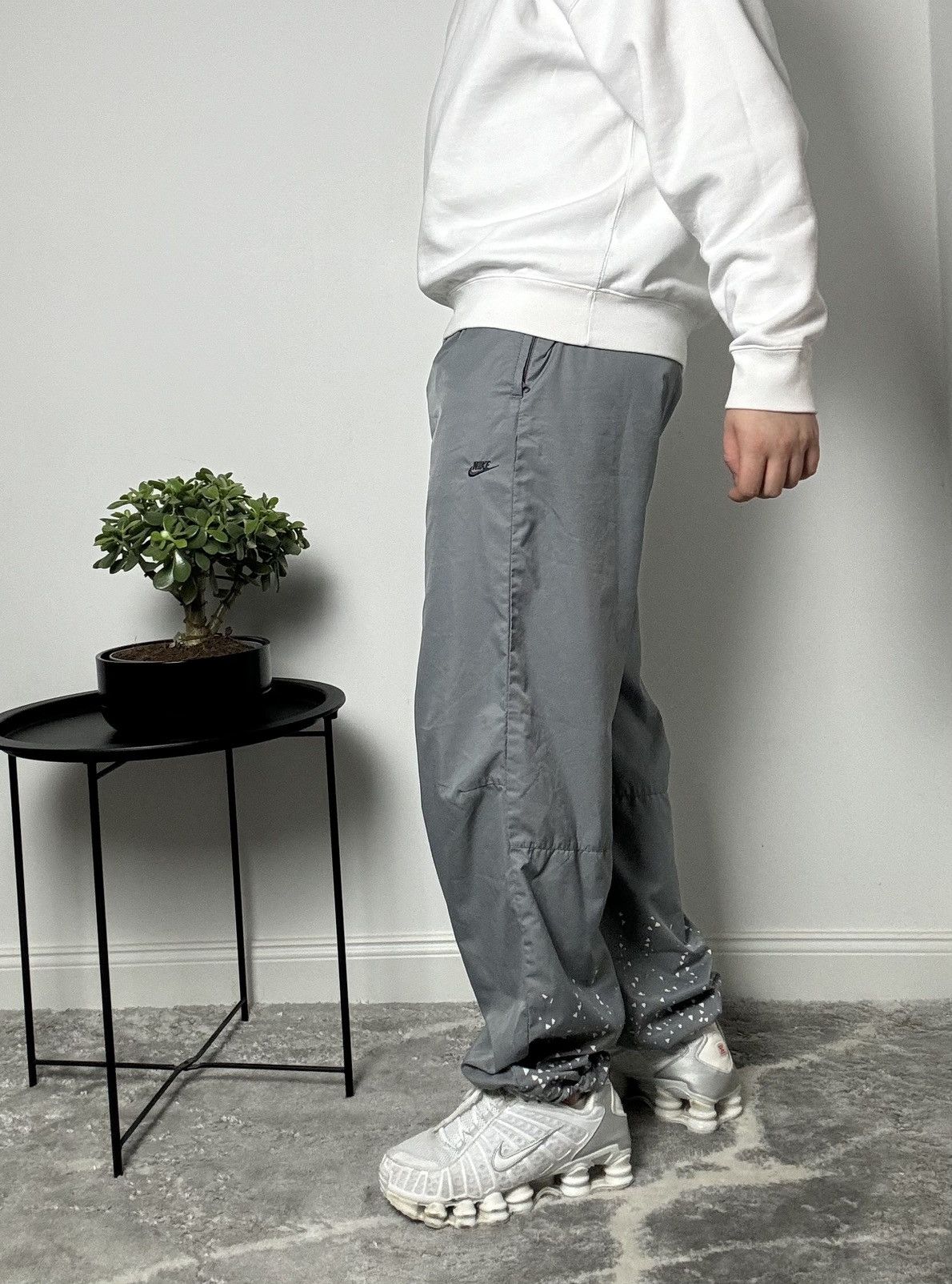 Nike 00s Nike Tn Plus Vintage Baggy Joggers Pants Y2K Drill | Grailed