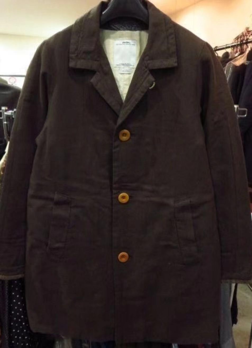 Visvim Visvim Kofu Pattern Wool Coat | Grailed