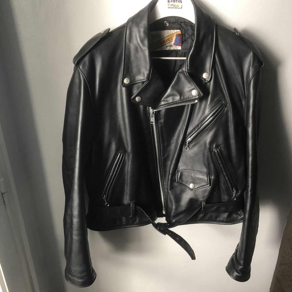 Schott × Vintage Perfecto type 618 by Schott N.Y.C biker Leather 80’s ...