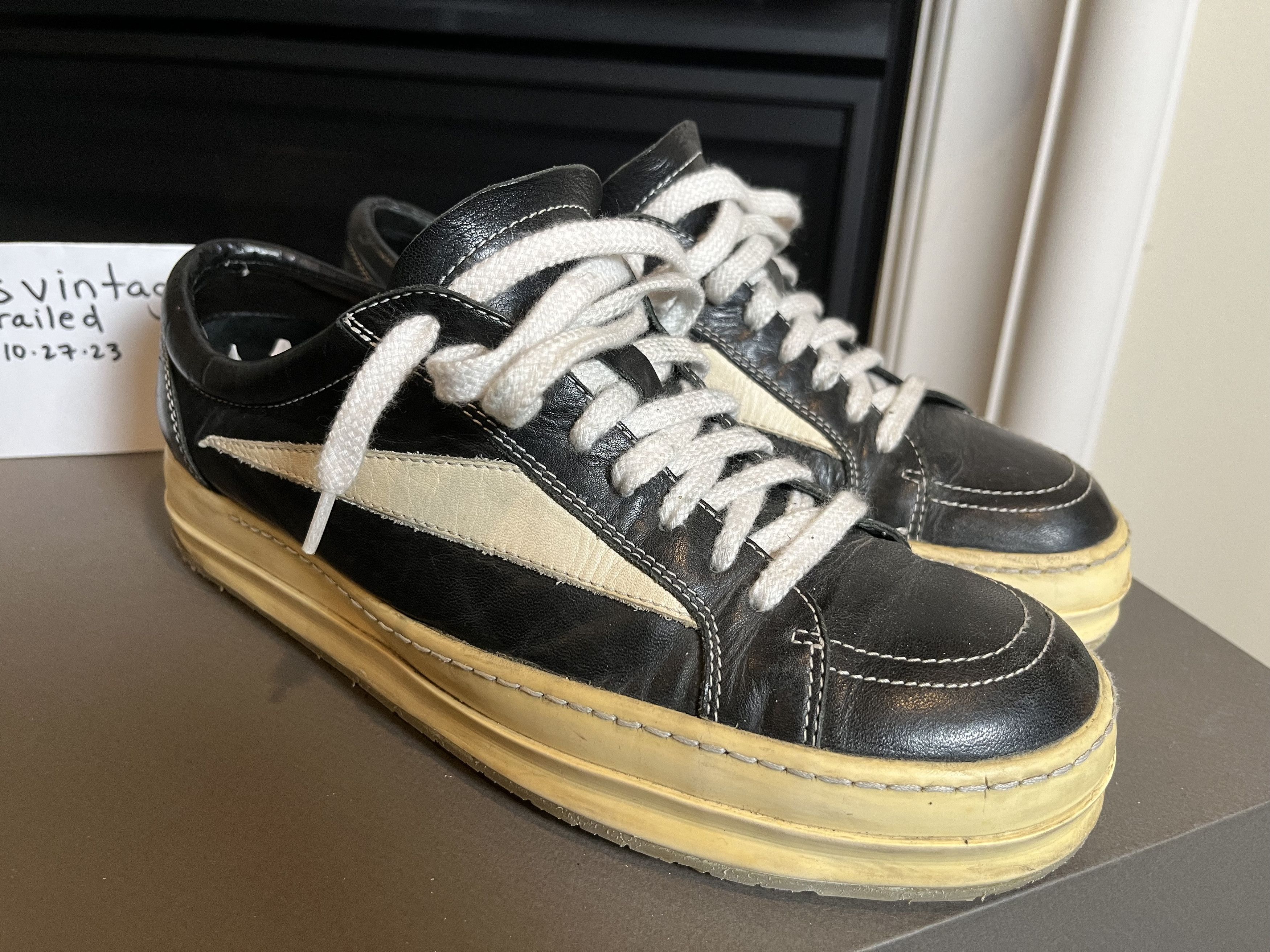 Rick Owens RICK OWENS SS07 OG VANS LOWTOP DUNKS SNEAKERS | Grailed
