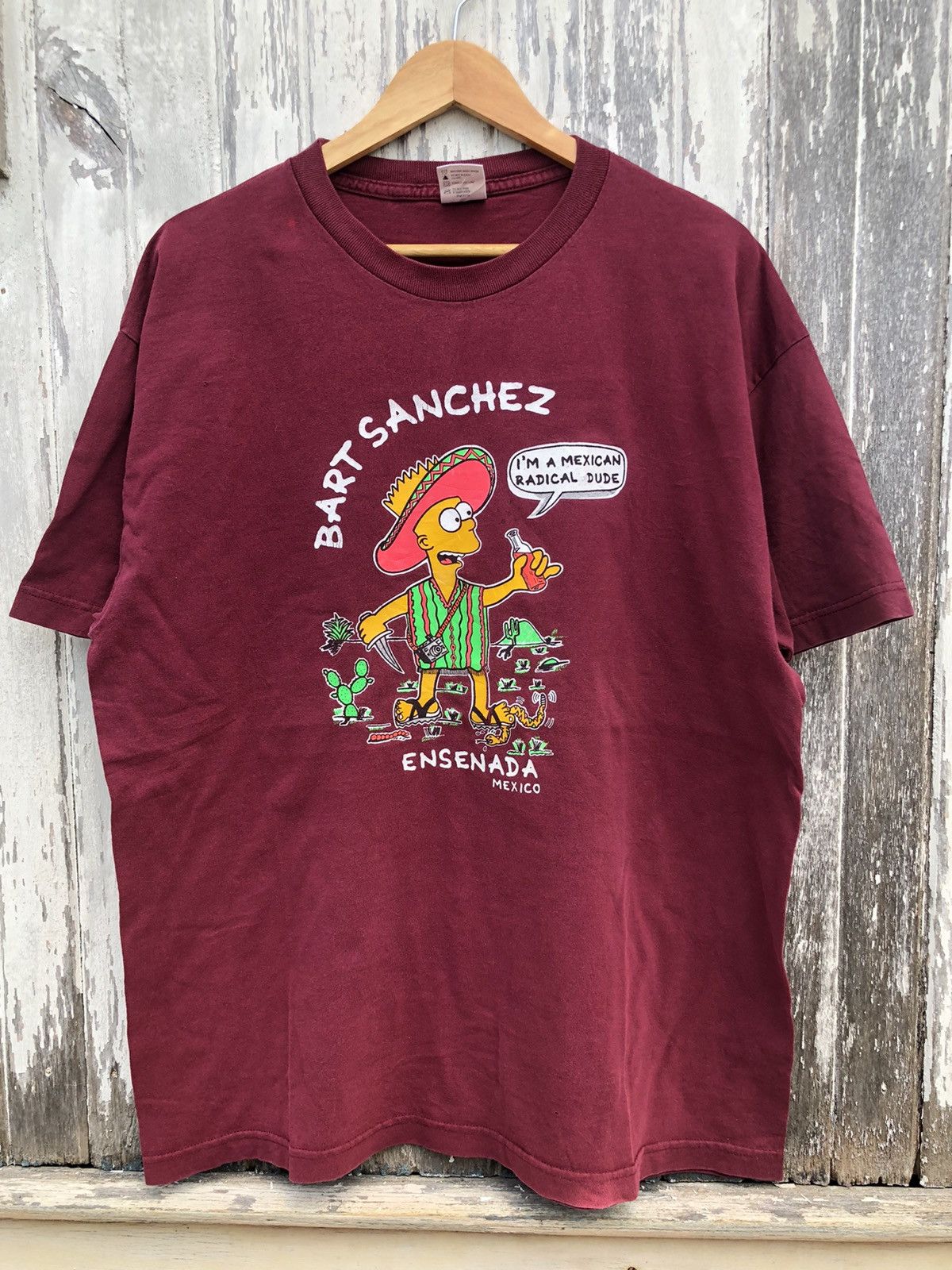 Vintage vintage 90s Cartoon Bart Simpson X Japanese Brands Tshirt | Grailed