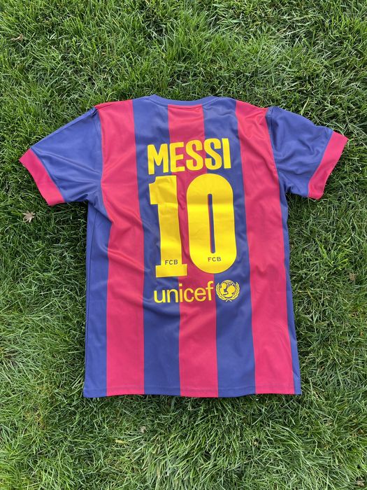 F.C. Barcelona Y2k Messi Jersey | Grailed
