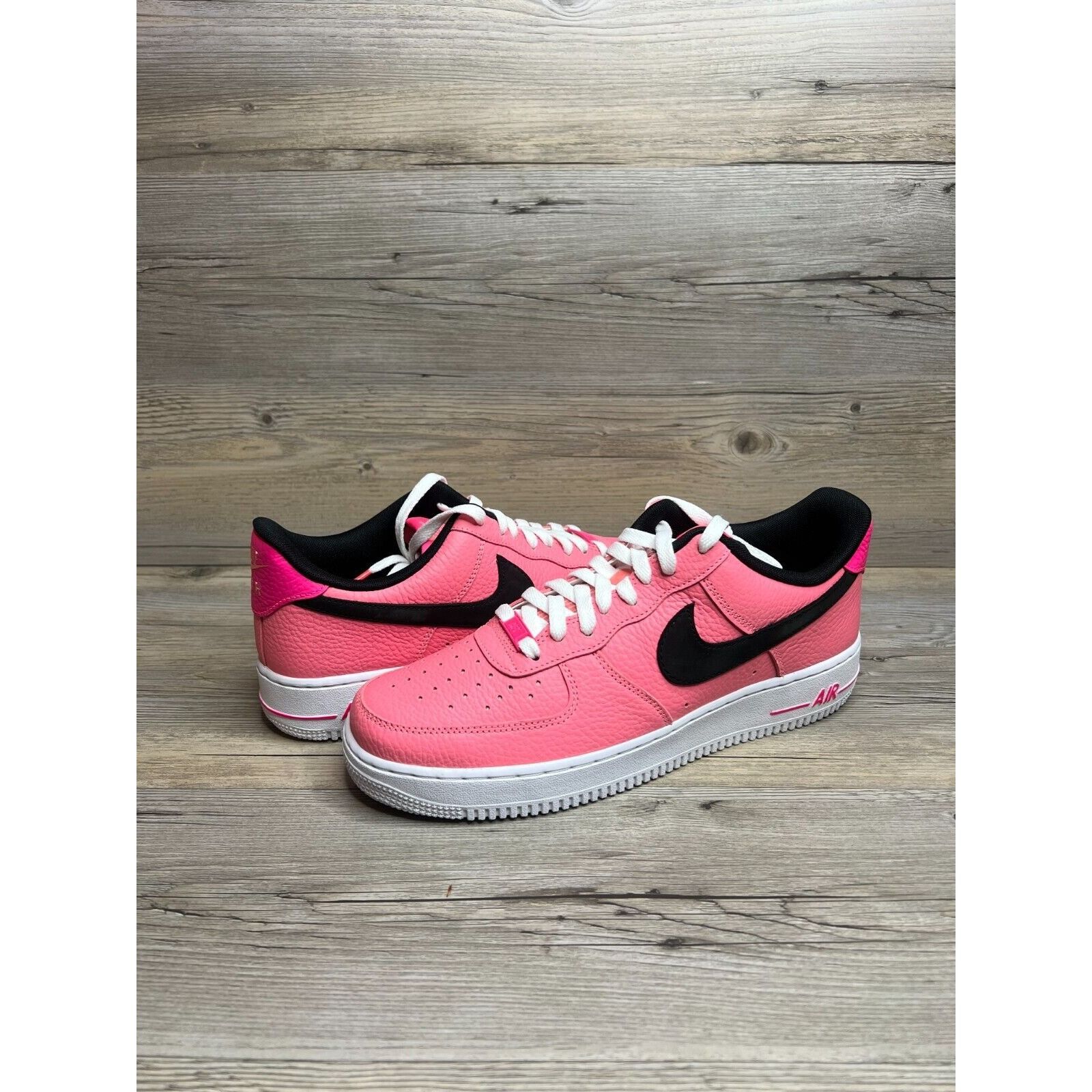 Nike Nike Air Force 1 Low '07 Mens Sz 11 Pink Gaze Black White | Grailed