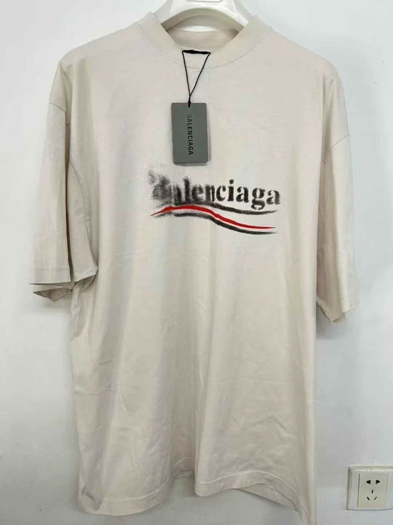 Balenciaga Balenciaga Blur Coke Short Sleeve Tee | Grailed
