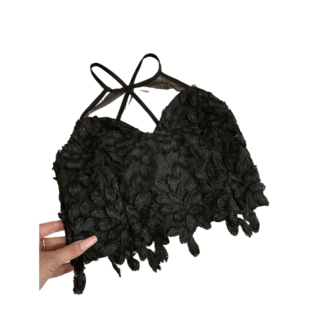 Other Black halter top zipper closure | Grailed