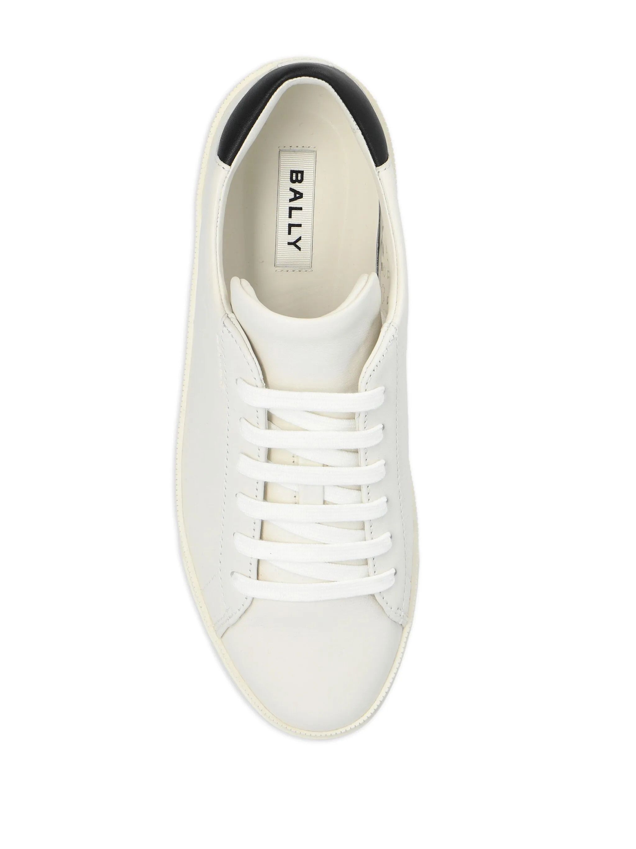 Bally o1s22i1n0125 Soft Leather Ryvery Sneakers in White | Grailed