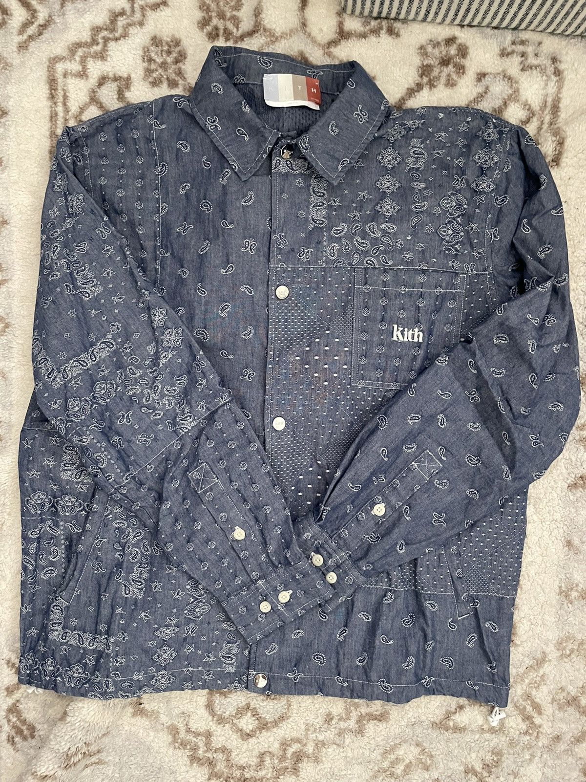 Kith Kith Bandana print light jacket | Grailed
