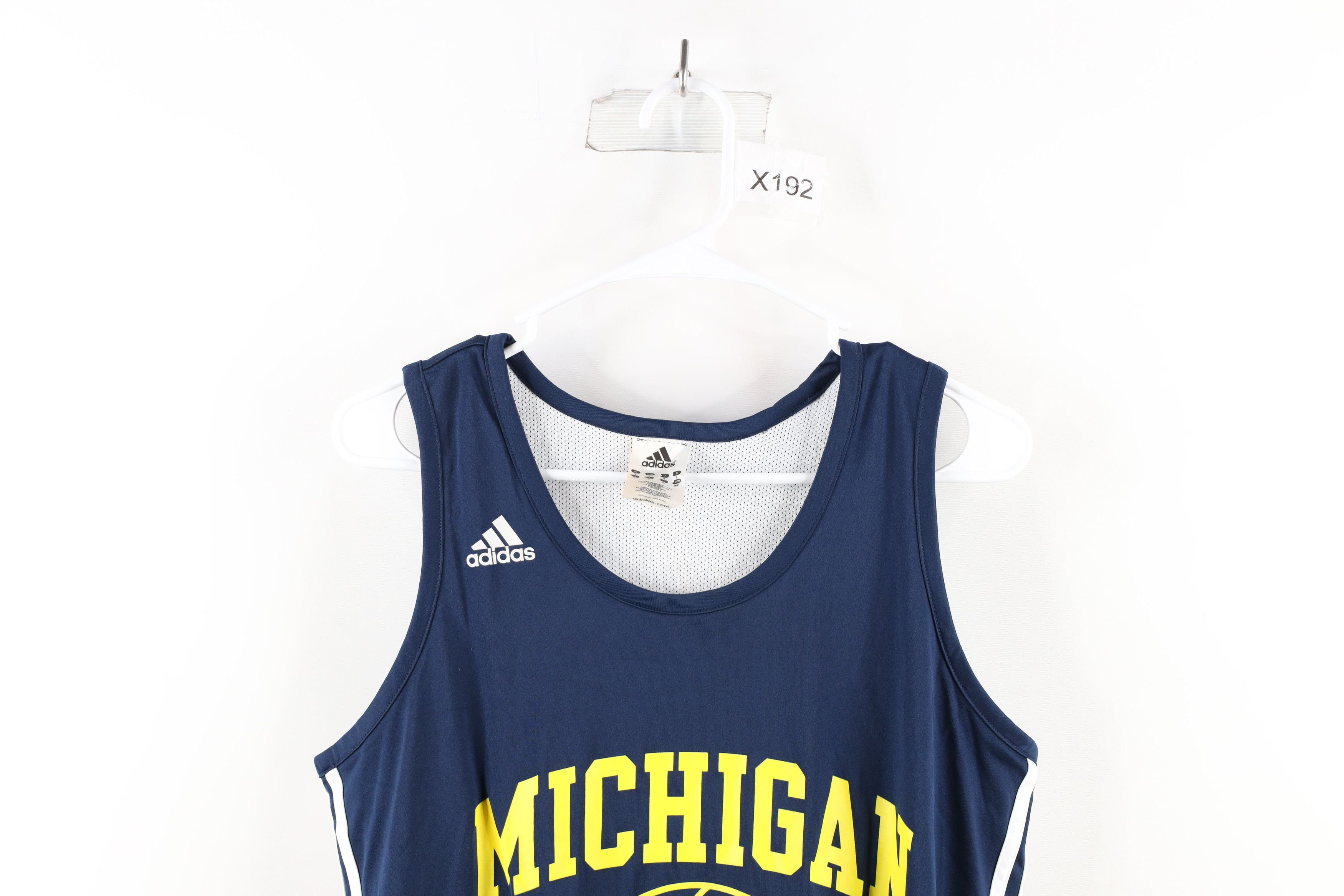 Adidas × Vintage New Adidas Reversible University Michigan Basketball ...