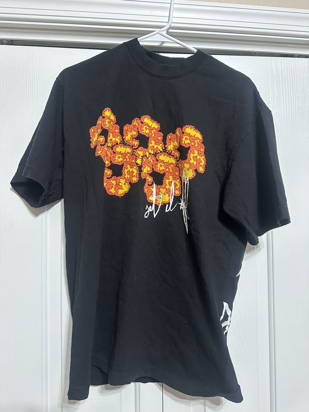 DENIM TEARS OFF SET X DENIM TEARS SET IT OFF SHIRT BLACK | Grailed